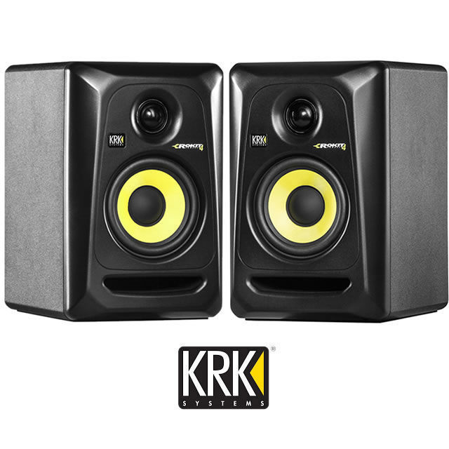 KRK Rokit 4 Powered Studio Monitor Speakers RP4G3 Gen 3 4" Active Pair
