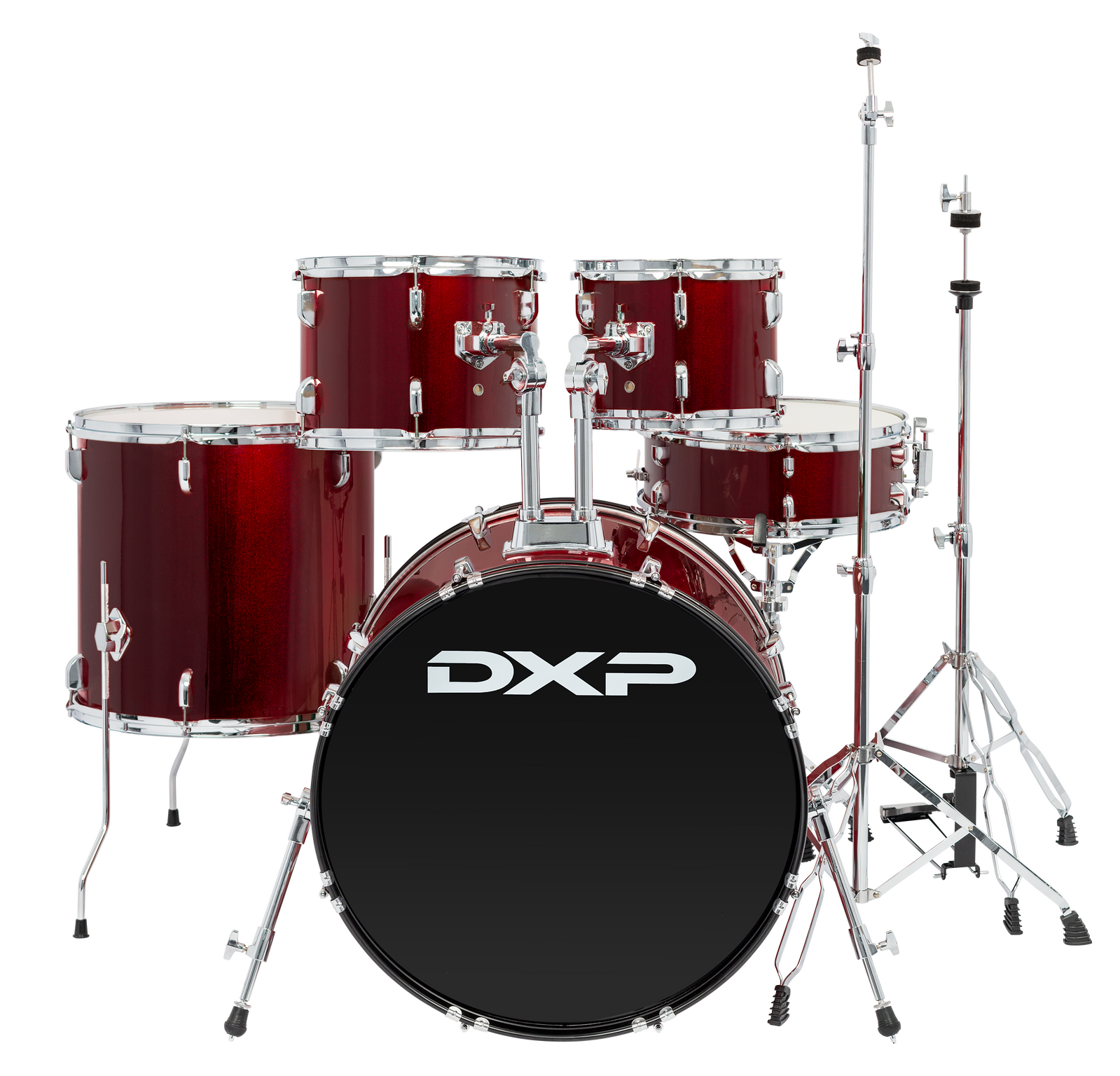 DXP Fusion Plus 22 Series Drum Kit Wine Red
