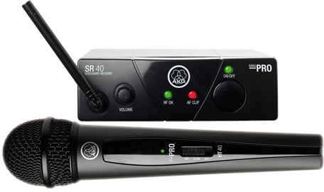AKG WMS40 MINI HT Hand held Wireless Vocal Mic set FREQ A