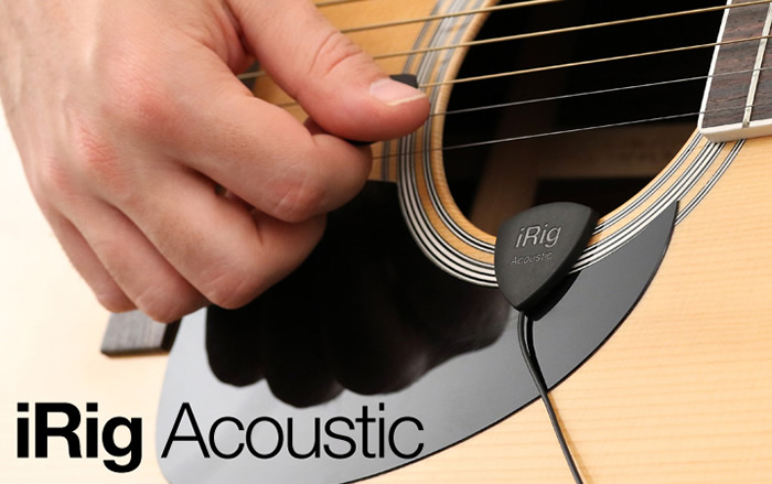 IK Multimedia iRig Acoustic Digital Guitar Interface for iPhone, iPod ...