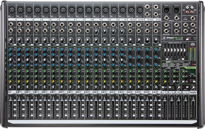 Mackie ProFX22 V2 Compact 22 Channel Mixer with Sub Groups USB and ...