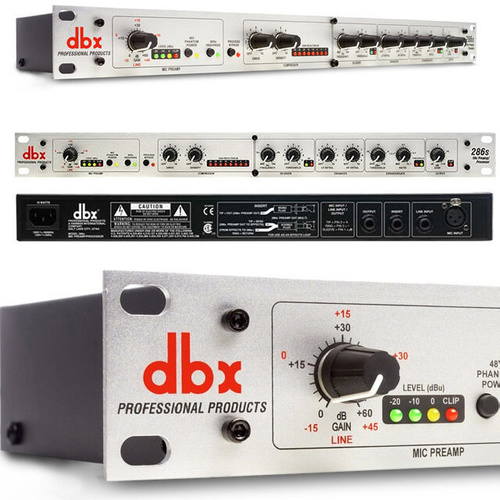 DBX 286S Microphone Preamp Processor Channel Strip